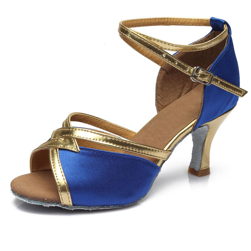 Women's Satin Zinnia Latin Ballroom Dance Shoe | Mary's Footwear
